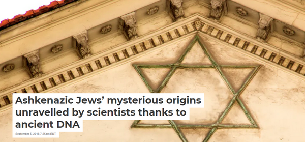 Ashkenazic Jews' Mysterious Origins unravelled by DNA